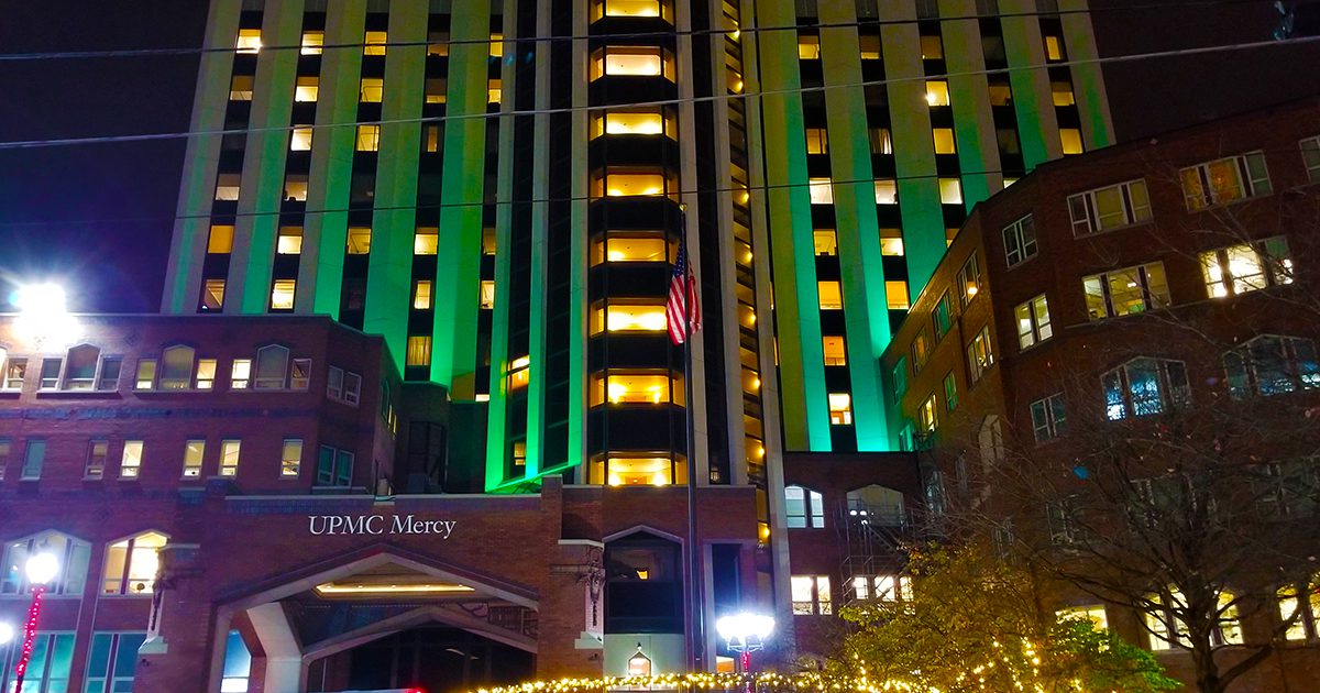 UPMC Lights Up Green for National Injury Prevention Day - UPMC & Pitt ...